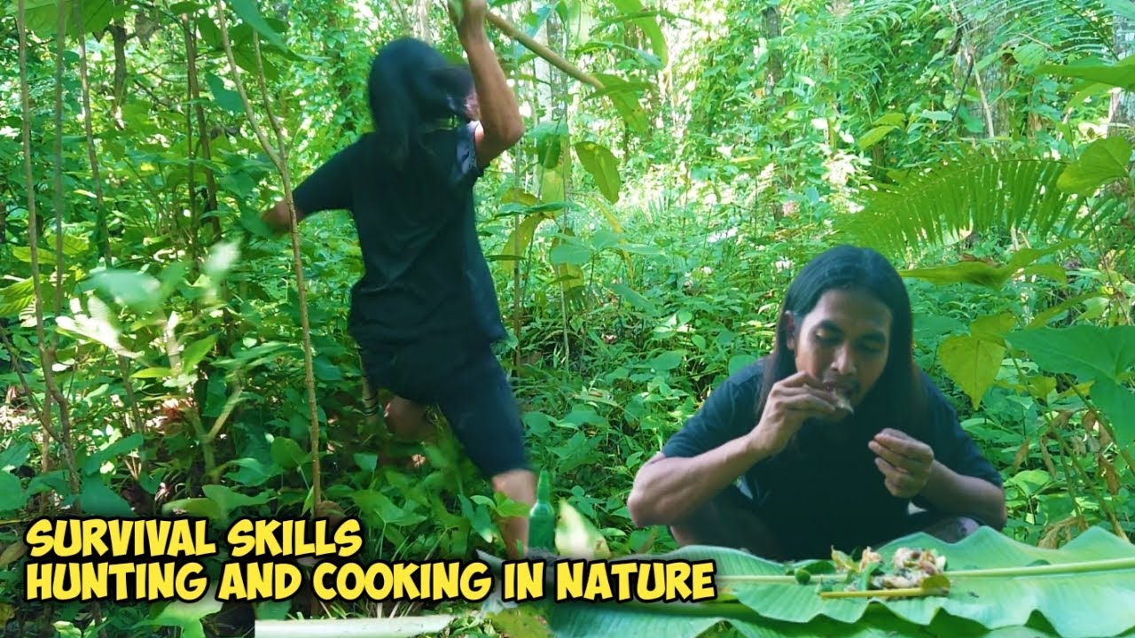 Survival.skills hunting and cooking in Nature. - YouTube