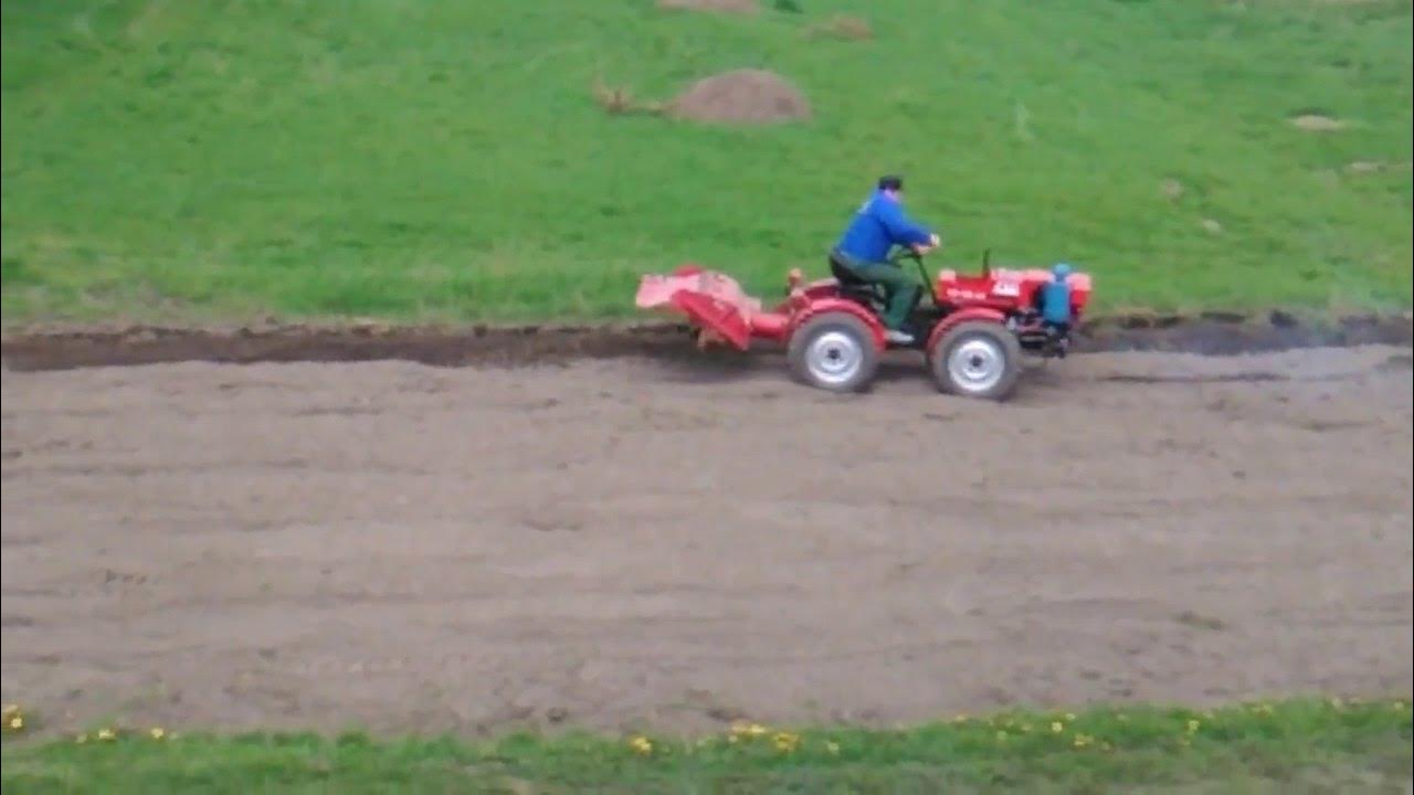 TZ 4k 14 + glebogryzarka KYR-100-A - YouTube