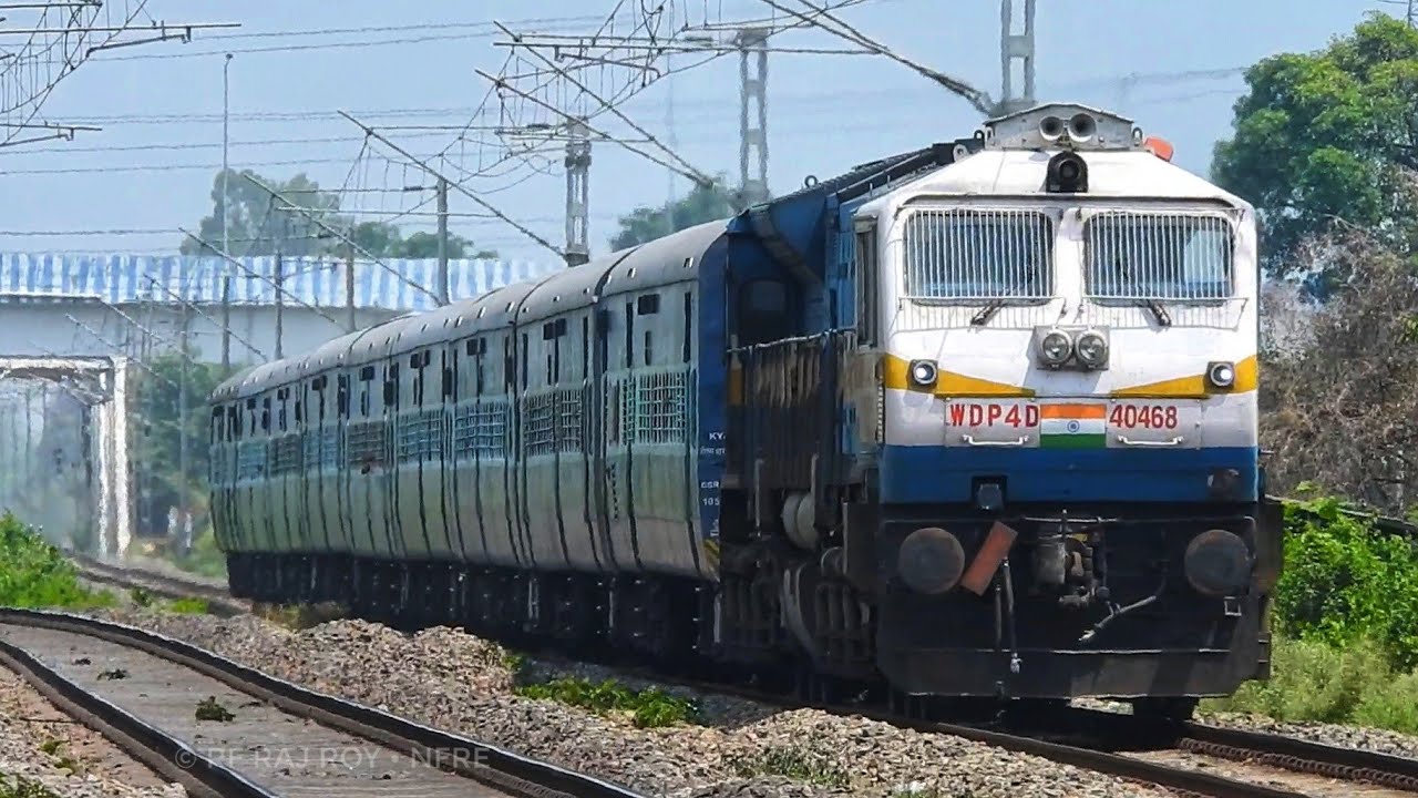 RARE NOWADAYS | Train with Full blue ICF rake | 05750 Haldibari - NJP ...