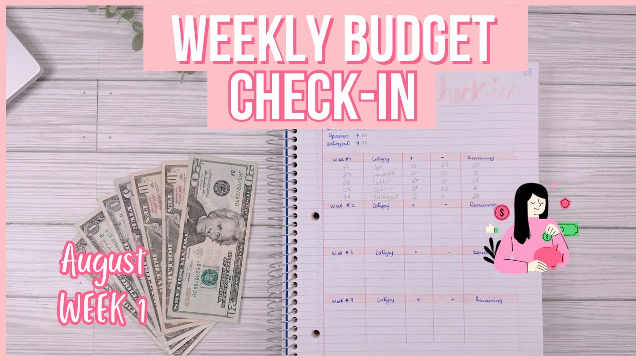 Weekly Check-In | Cash Wallet Review | Low Income Budgeter | Budget ...