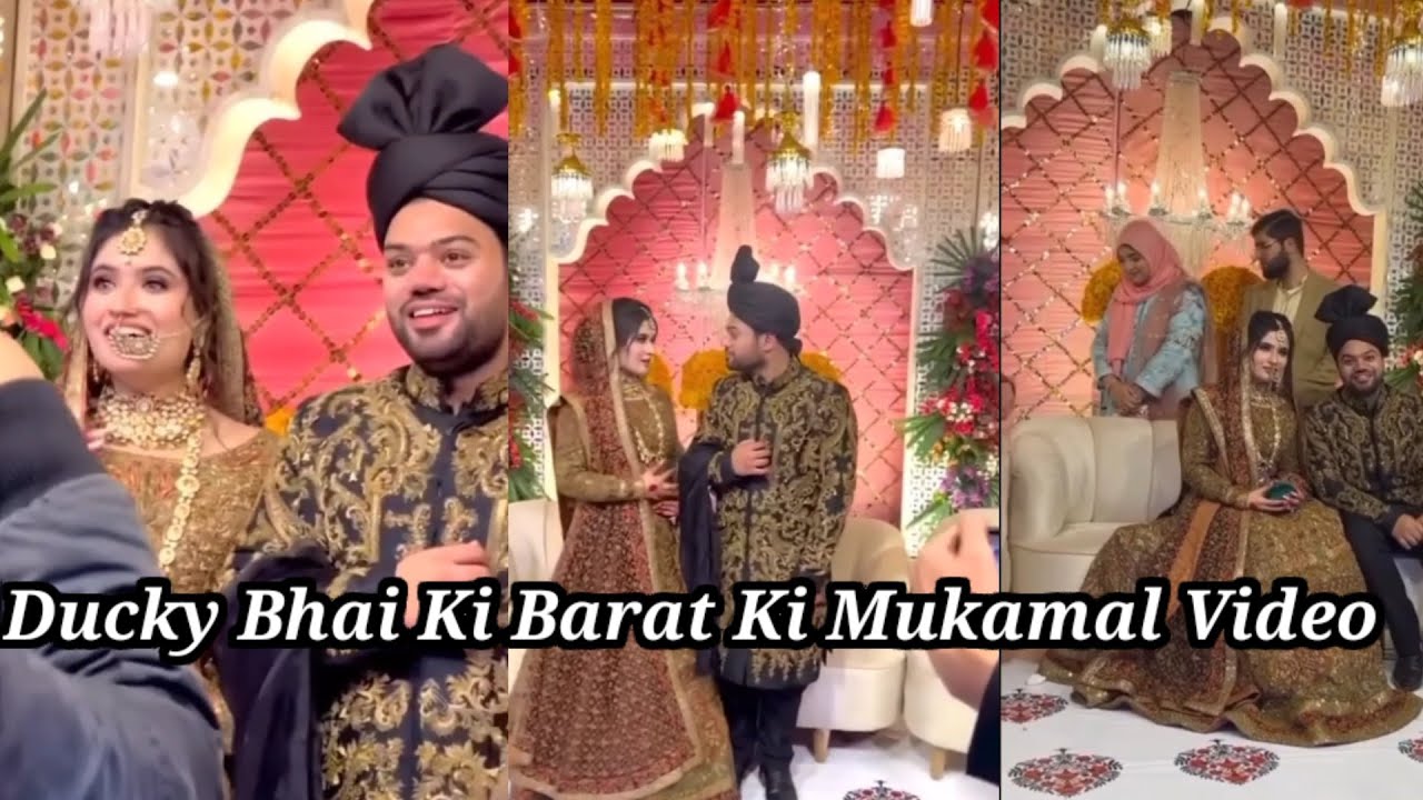 Ducky Bhai Barat Video | Ducky Bhai Married Video - YouTube