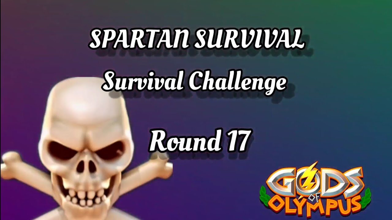 ☠️ SPARTAN SURVIVAL - Survival Challenge ¦ Gods Of Olympus - Round 17 - YouTube