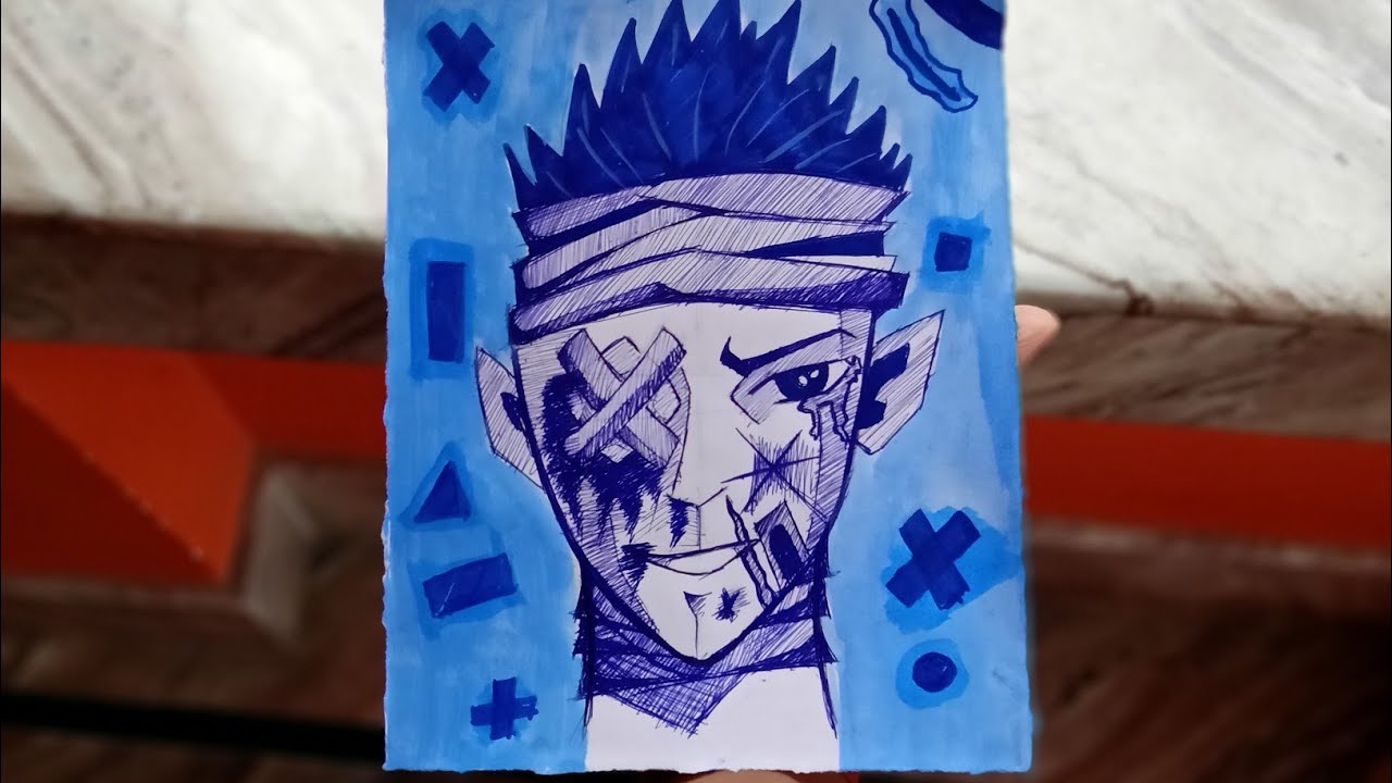 Drawing a Injured Anime Boy || (Anime Drawing) || #ArtwithHitesh# ...