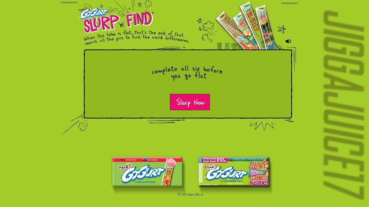 Cartoon Network: Go-Gurt - Slurp 'n' Find Flash Game (No Commentary ...