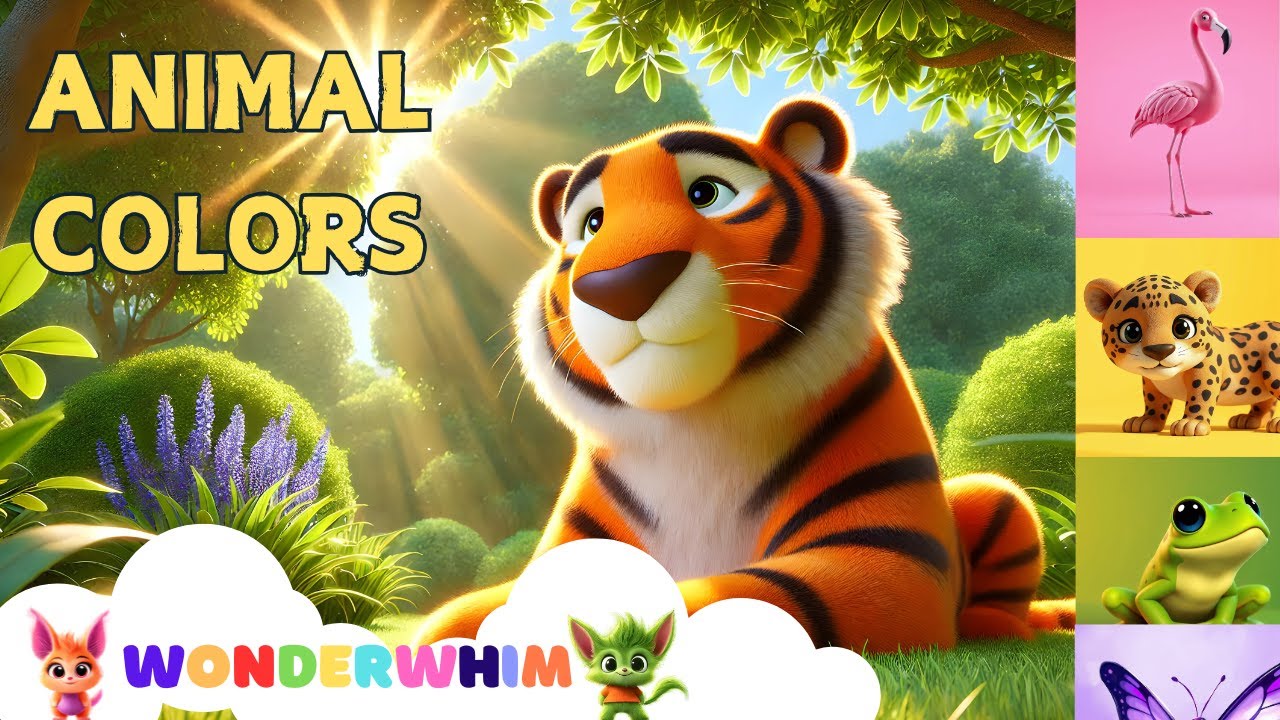 Animal Colors Learn Colors - YouTube