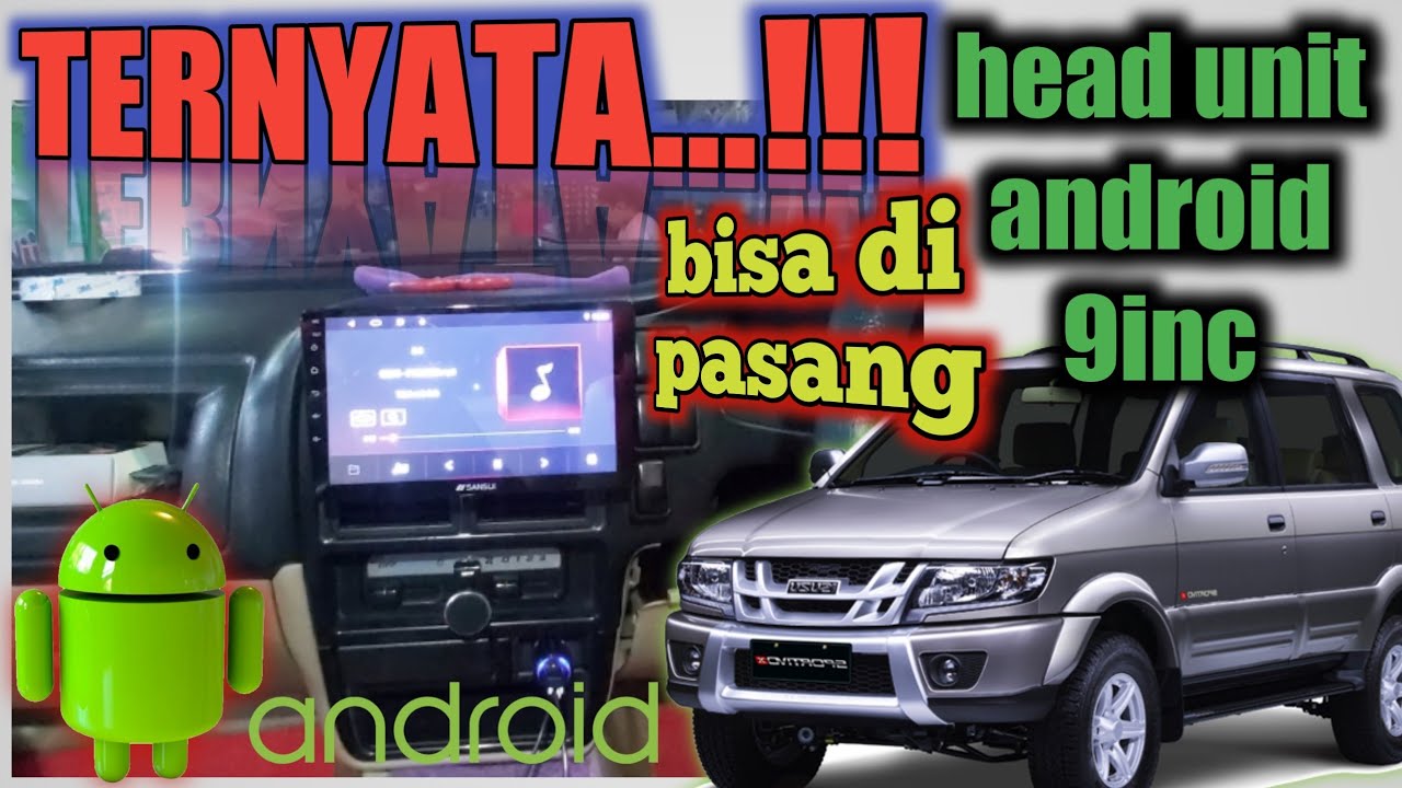 UPGRADE HEAD UNIT ANDROID 9INC DI MOBIL PANTHER TOURING..😎 ??BUAT HASIL ...