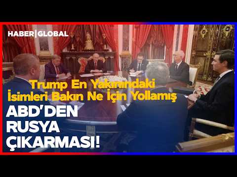 ABD Rusya'da! Trump En Yakınındaki İsimleri Putin'e Bakın Ne İçin Yolladı!
