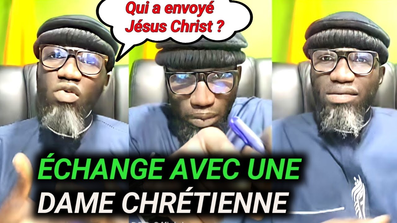 Débat entre Oustaz Diané et une dame sur la divinité de Jésus Christ ...