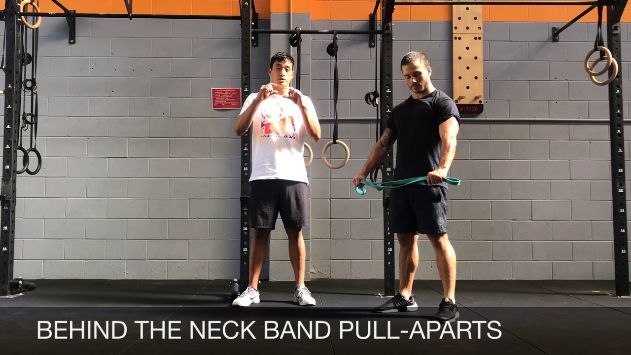 BEHIND THE NECK BAND PULL-APARTS - YouTube