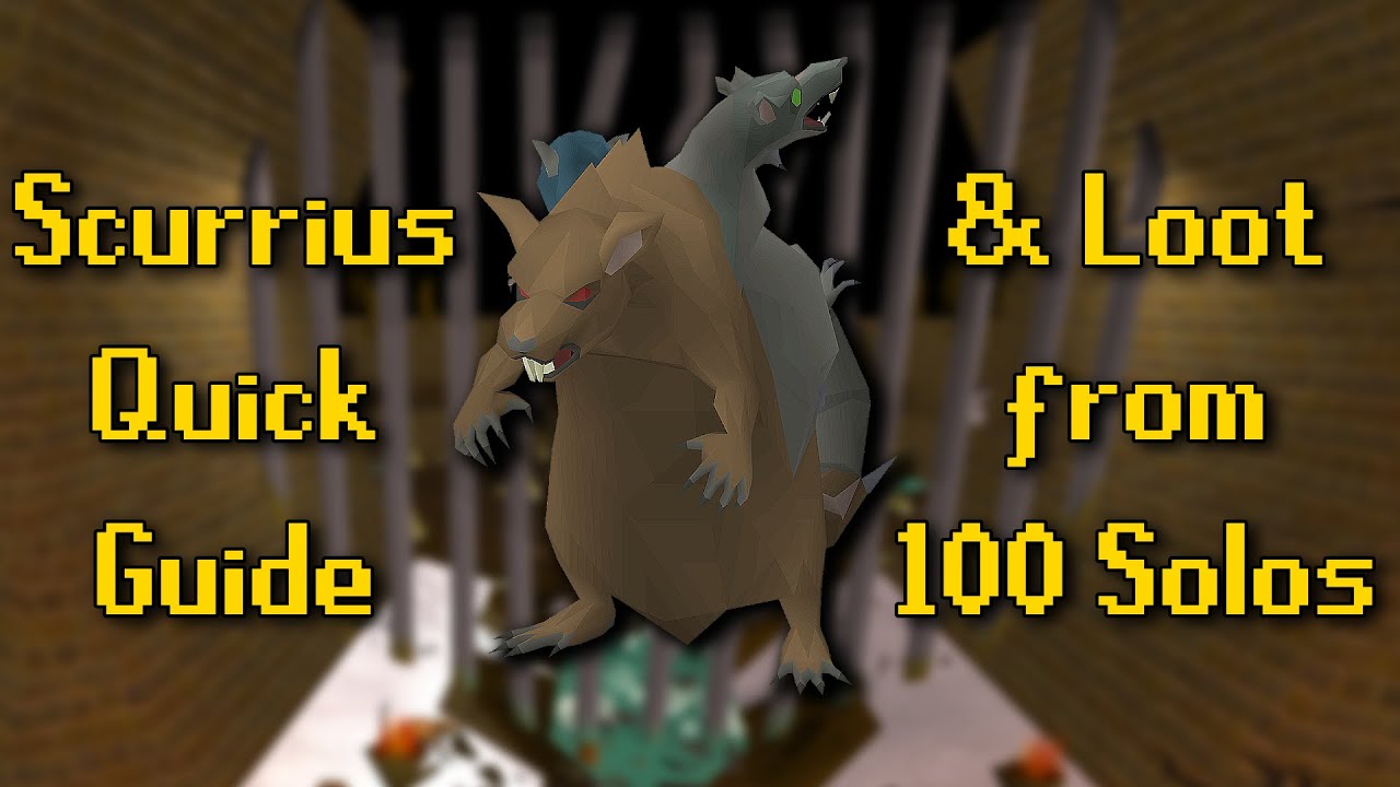 Scurrius Quick Guide 🐀 OSRS Rat Boss - YouTube