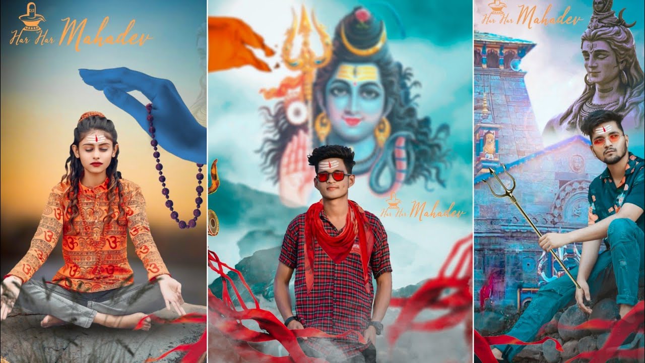 Mahakal Photo Editing || mahadev photo editing || Shivratri Photo ...