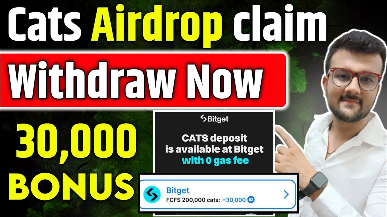 Cats Airdrop Withdraw now Fast | Cats Airdrop claim | cats withdraw to bitget exchange - YouTube