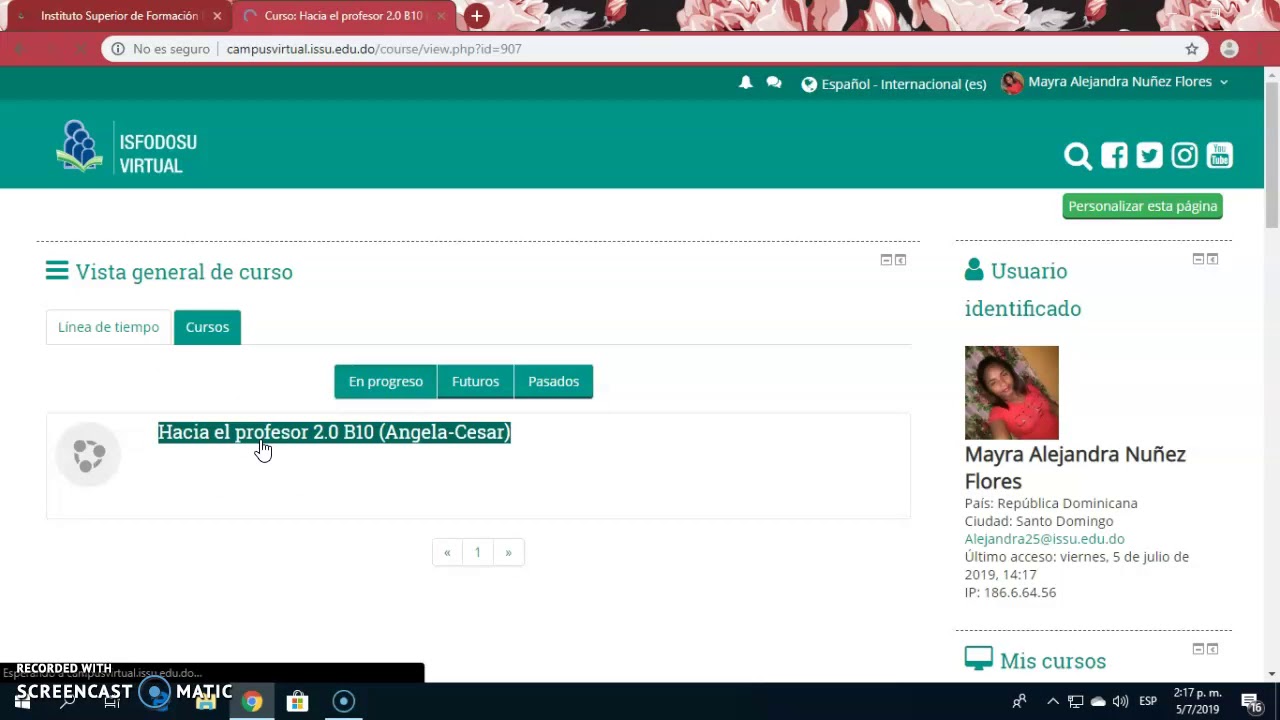Como entrar a mi isfodosu virtual - YouTube