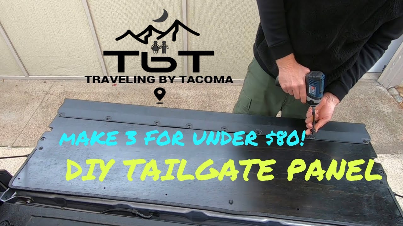 Mountain Hatch Inspired DIY Tacoma Tailgate Panel - YouTube