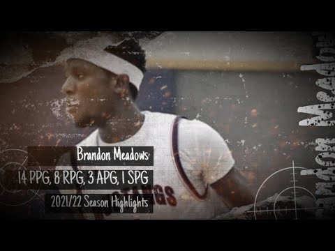 Brandon Meadows 2021/22 Season Highlights HD - YouTube