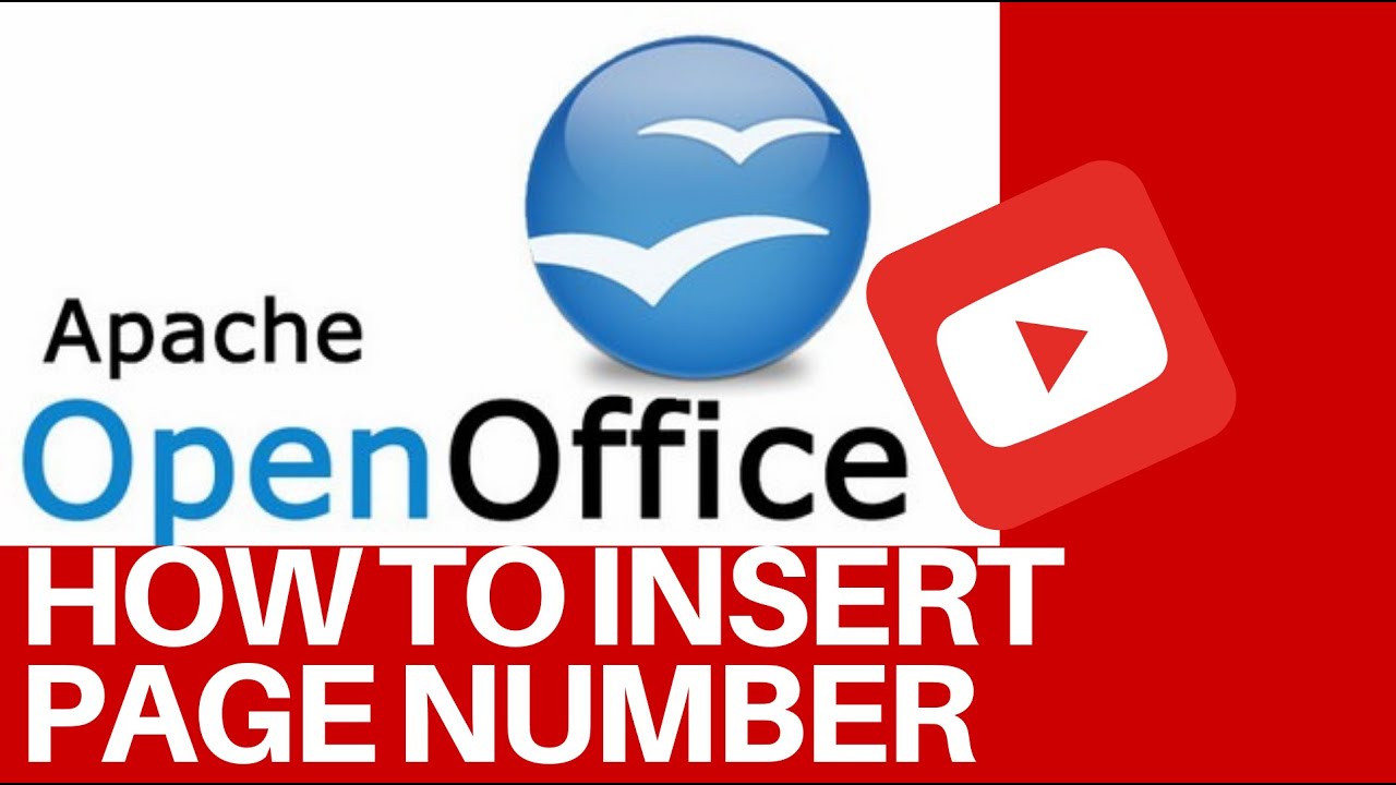How To Insert Page Number In OpenOffice YouTube How To Insert Page Number In OpenOffice YouTube
