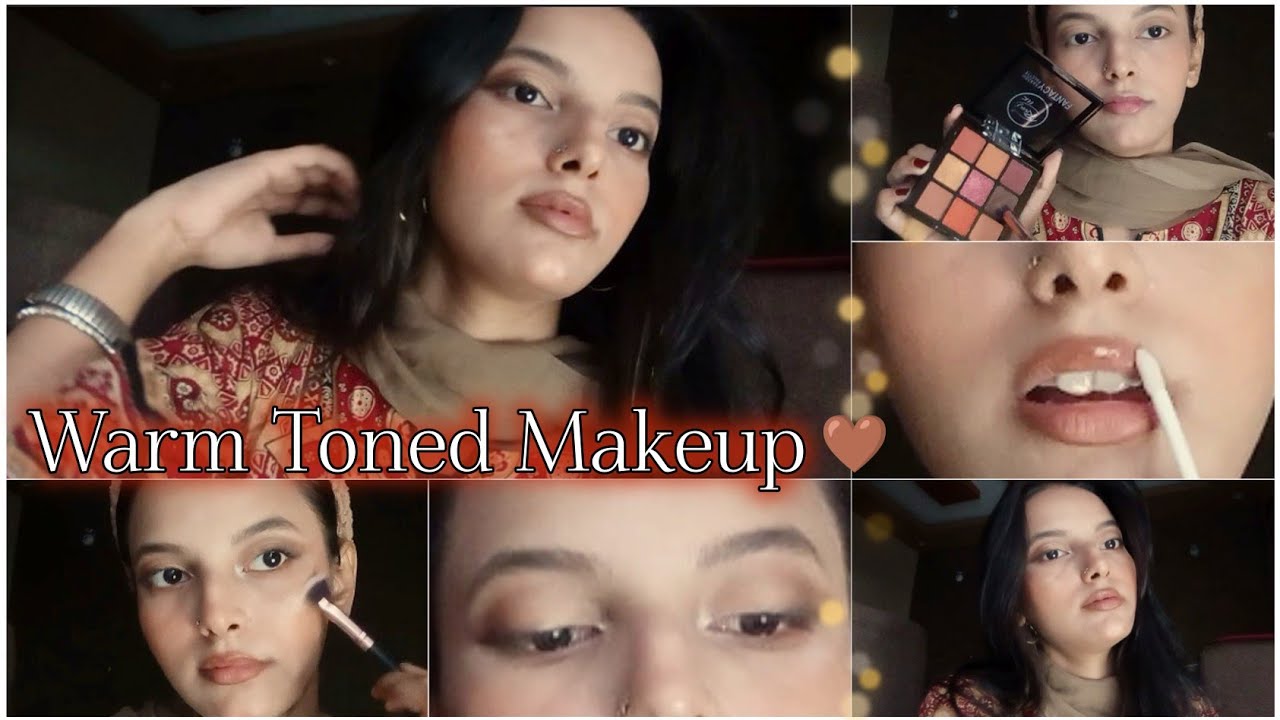 Warm Toned Makeup 💄| Warm Caramel Makeup Tutorial - YouTube