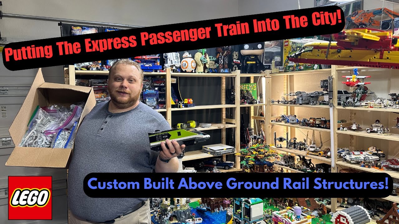 Putting The Express Passenger Train Into The City! (Custom Built Above ...