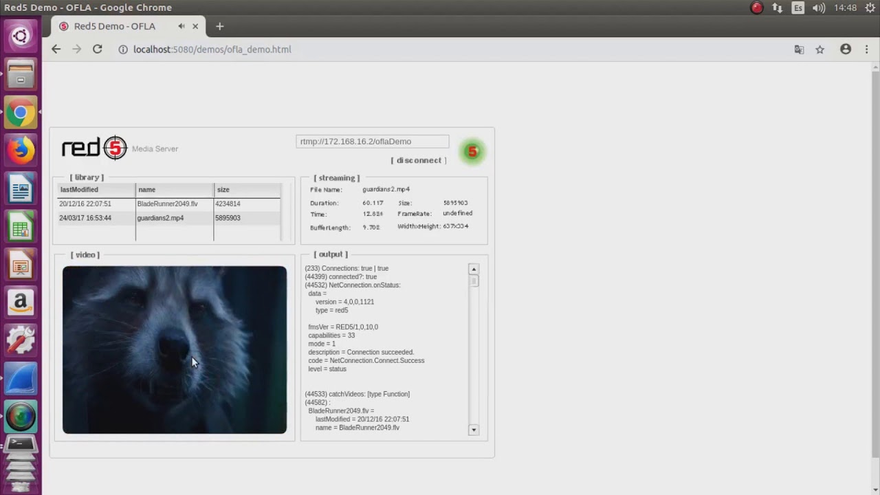 Tutorial como crear y usar un servidor de RED5 comprobando con Wireshark - YouTube