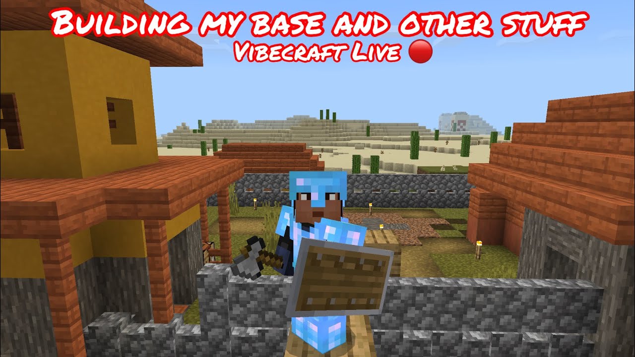 Building my base and other stuff | Tiagoandfriends Vibecraft Live 🔴 ...