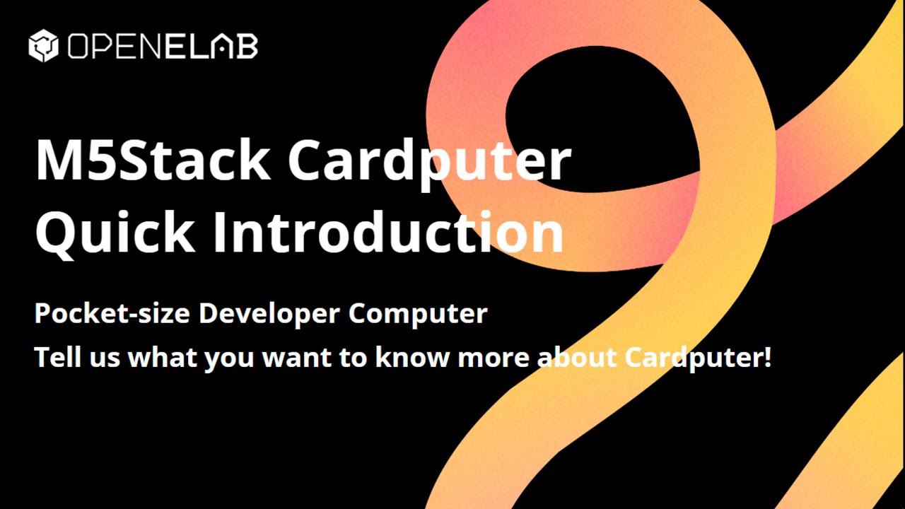 Let's get to know a card computer: M5Stack Card Computer - YouTube