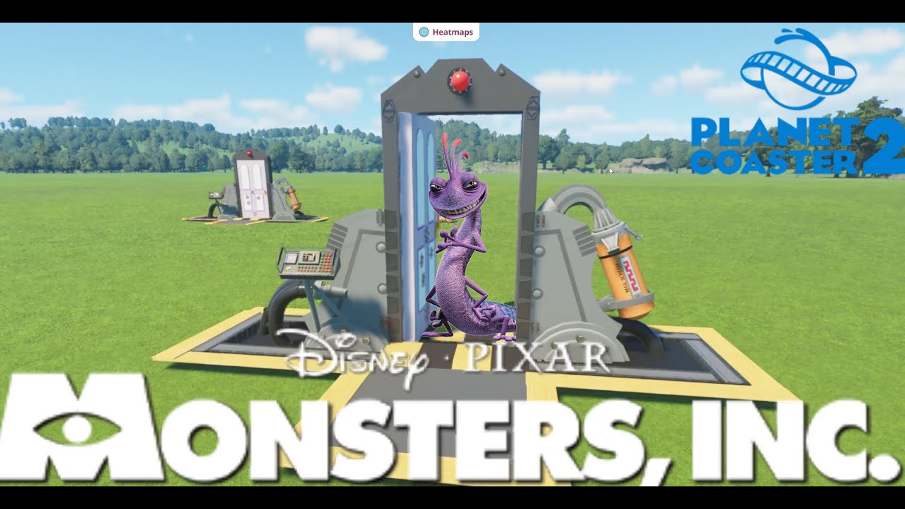 MONSTERS,INC. PROPS IN PLANET COASTER 2 - YouTube