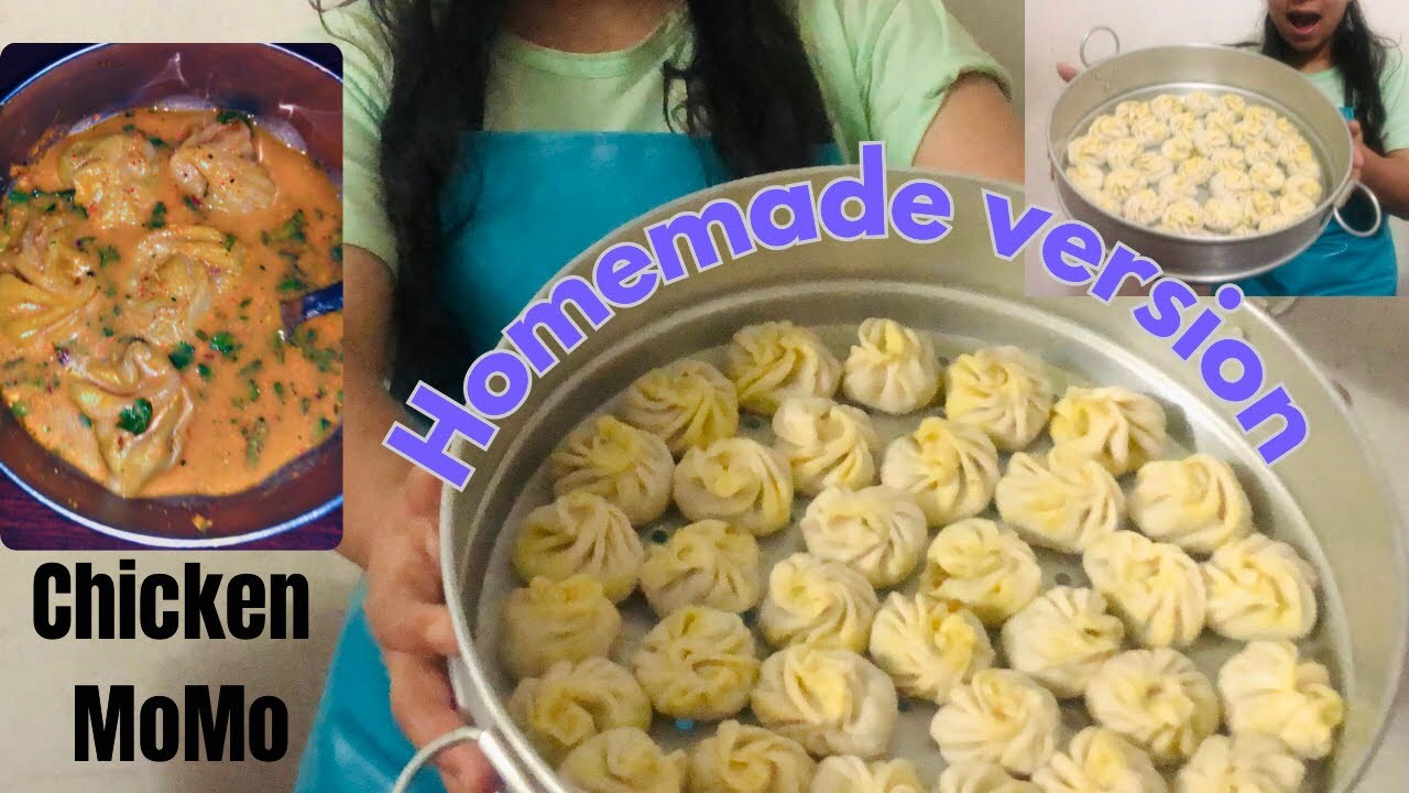 Steaming Momos in Crazy Weather!! || Chicken MoMo|| MoMo Lovers 😜😄 ...
