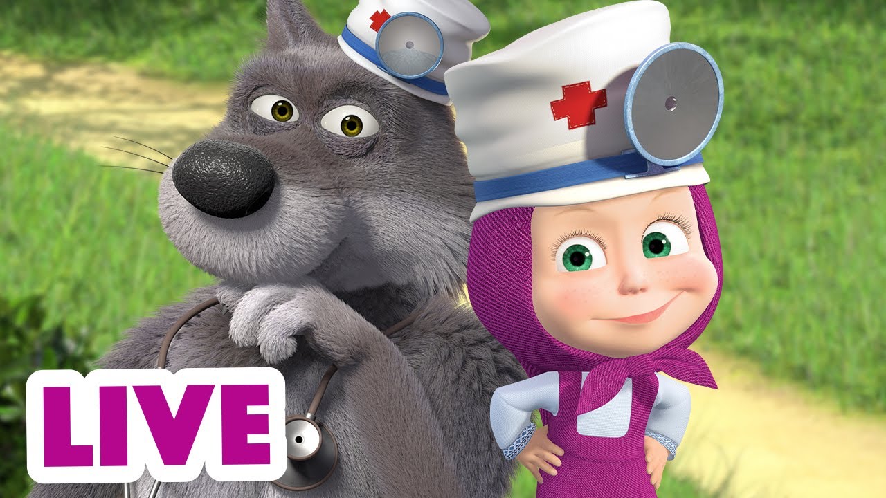 🔴 AO VIVO 👱♀️🐻 Masha e o Urso 🤠 Ótimas histórias para contar 🤩 Masha ...
