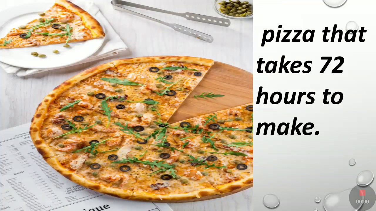 Most expensive pizza that takes 72 hours to make it whole 😮😮 - YouTube