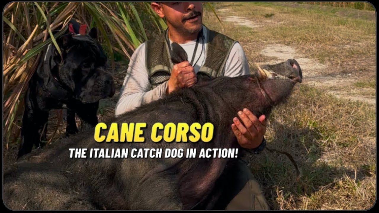 Cane Corso working kennel - Wild Boar Hog hunting dogs - YouTube