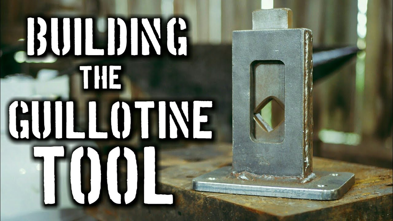 How to Make a Guillotine Tool from Uncle Buck's Forge Kit - YouTube