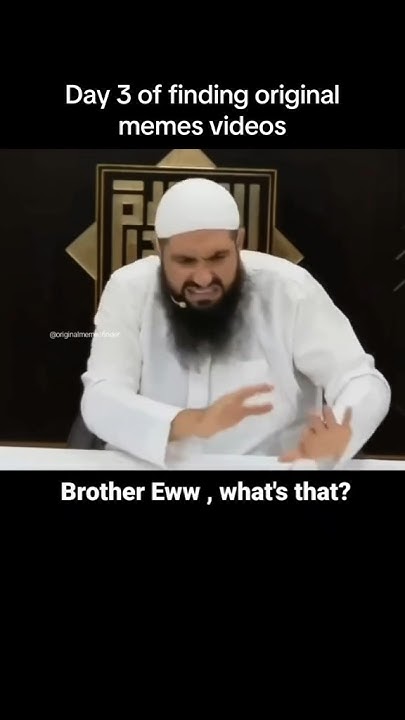 Brother eww | Brotha eww meme | Brother Eww what’s That? | original meme video | #brothereww ...