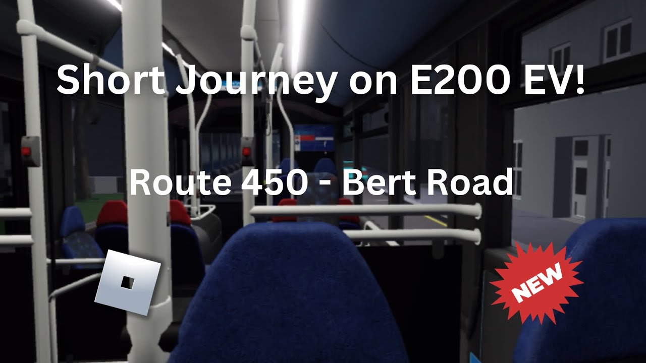 Passenger Experience On The Enviro 200 EV | Roblox | London Croydon Bus ...