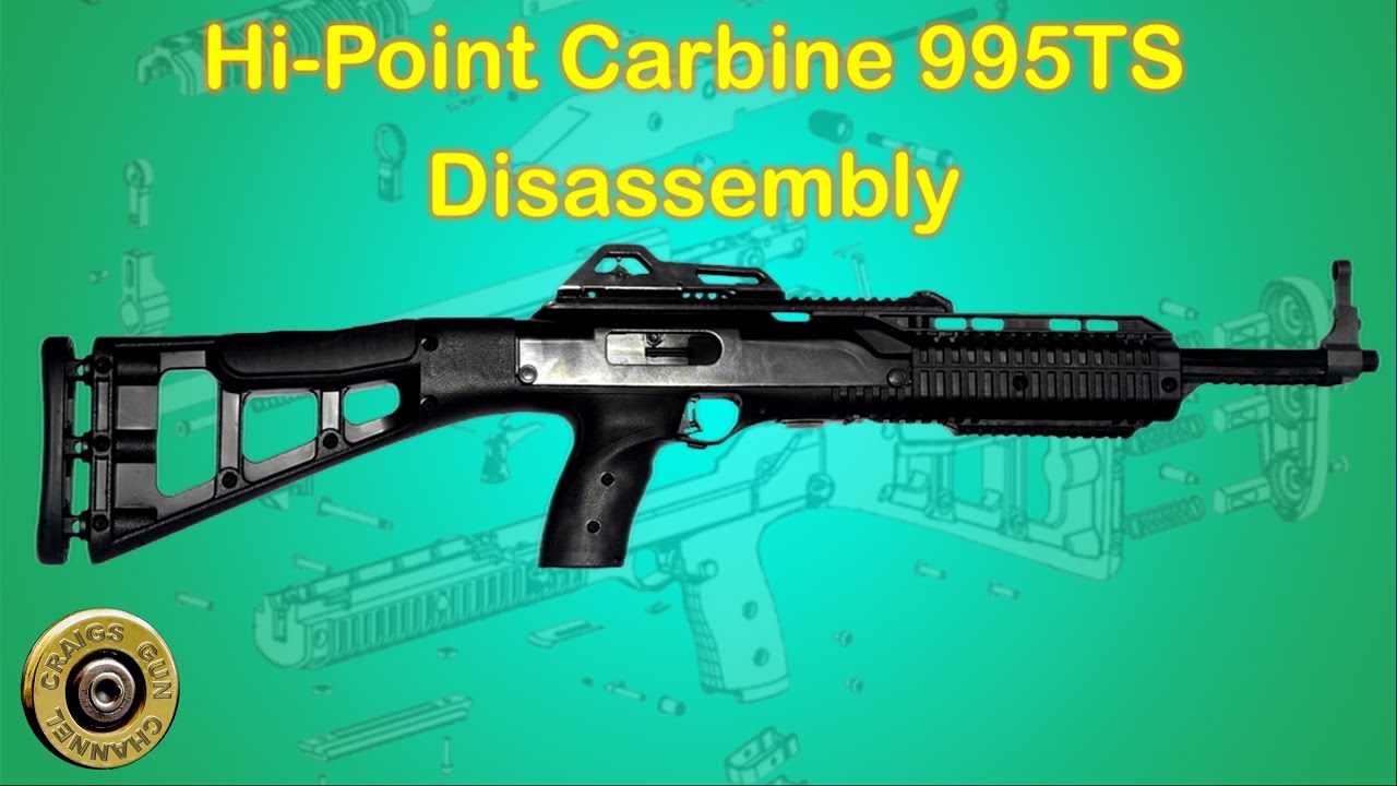Hi Point Carbine 995TS Disassembly - YouTube