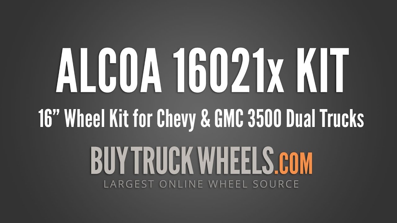 16" Alcoa GMC & Chevy 3500 Dual Aluminum Wheels - YouTube