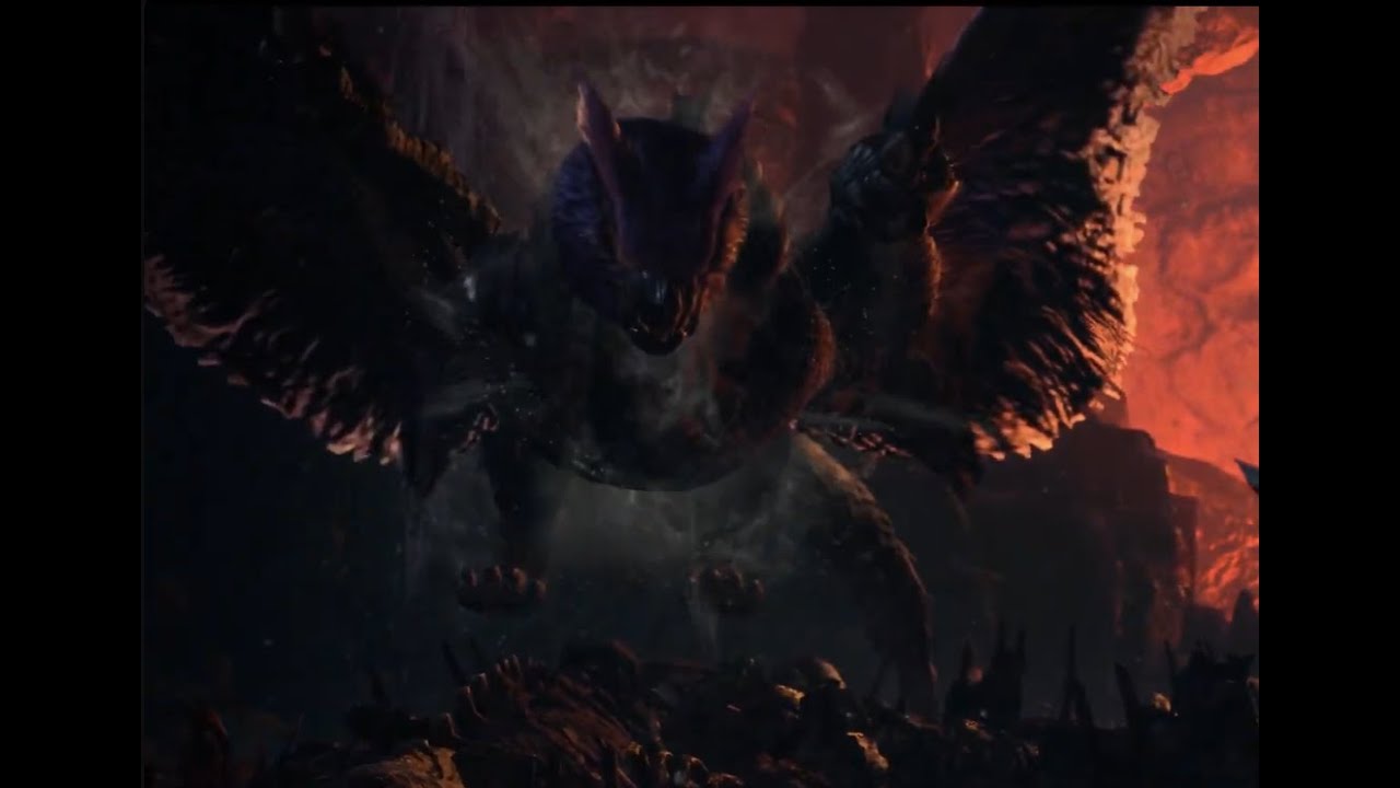 nargacuga featuring vaal hazak's disembodied arm - YouTube