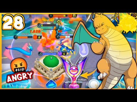 Outrage Dragonite is Overpowered 😤 Pokemon Unite Master Rank gameplay ...