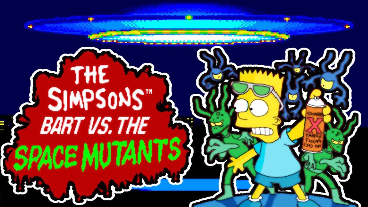 THE SIMPSONS BART VS THE SPACE MUTANTS (SEGA) FULL GAME 100% RETRO GAME ...