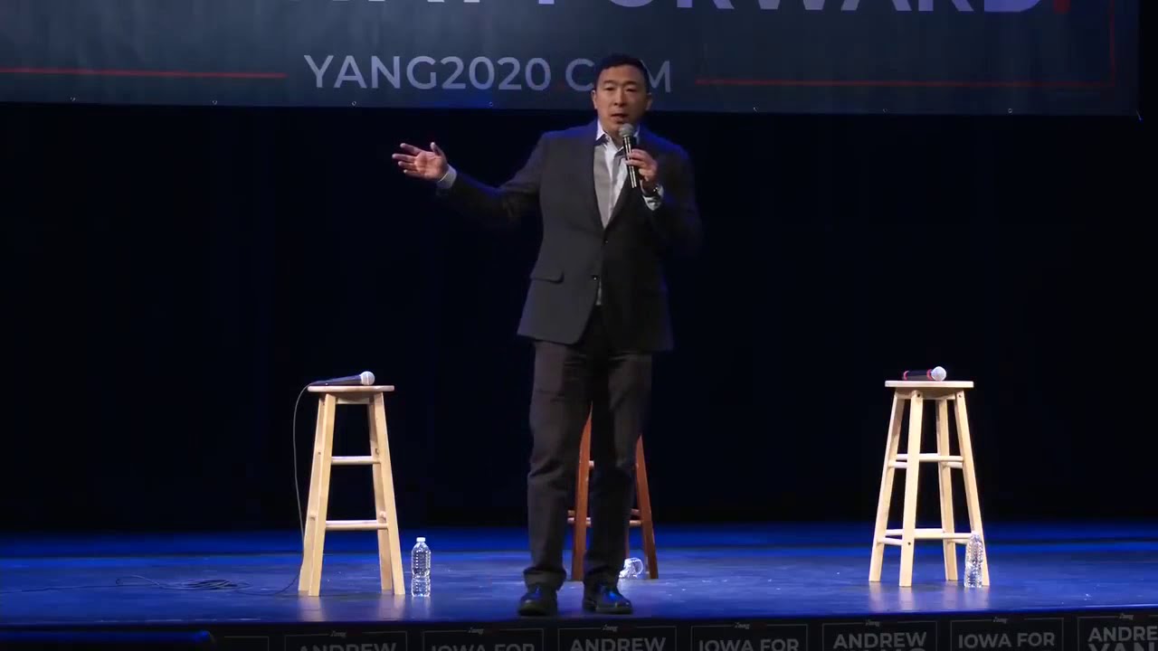 CAMPAIGN 2020: Andrew Yang gets emotional talking about his wife ...