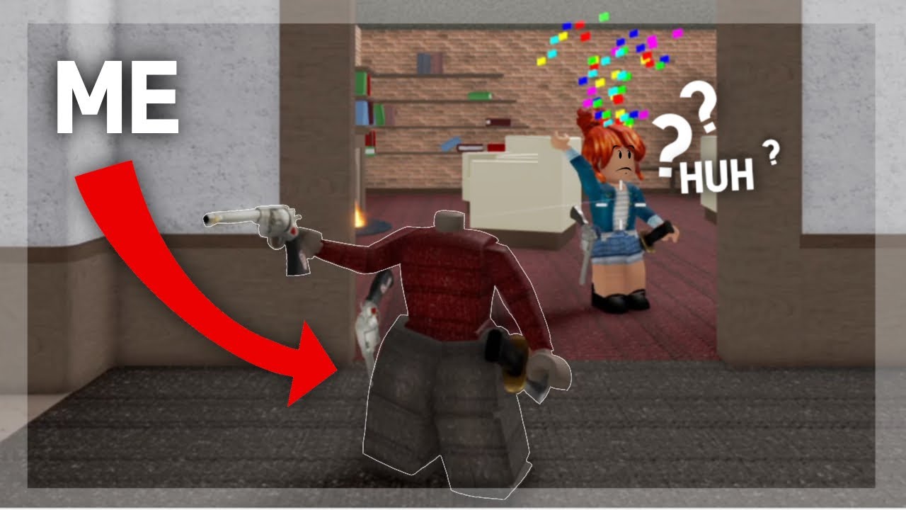 I CAMOUFLAGED myself in mm2 (Murder Mystery 2) - YouTube