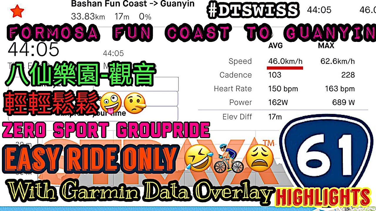 FORMOSA FUN COAST TO GUANYIN | 八仙樂園-觀音 | 公路車 - YouTube