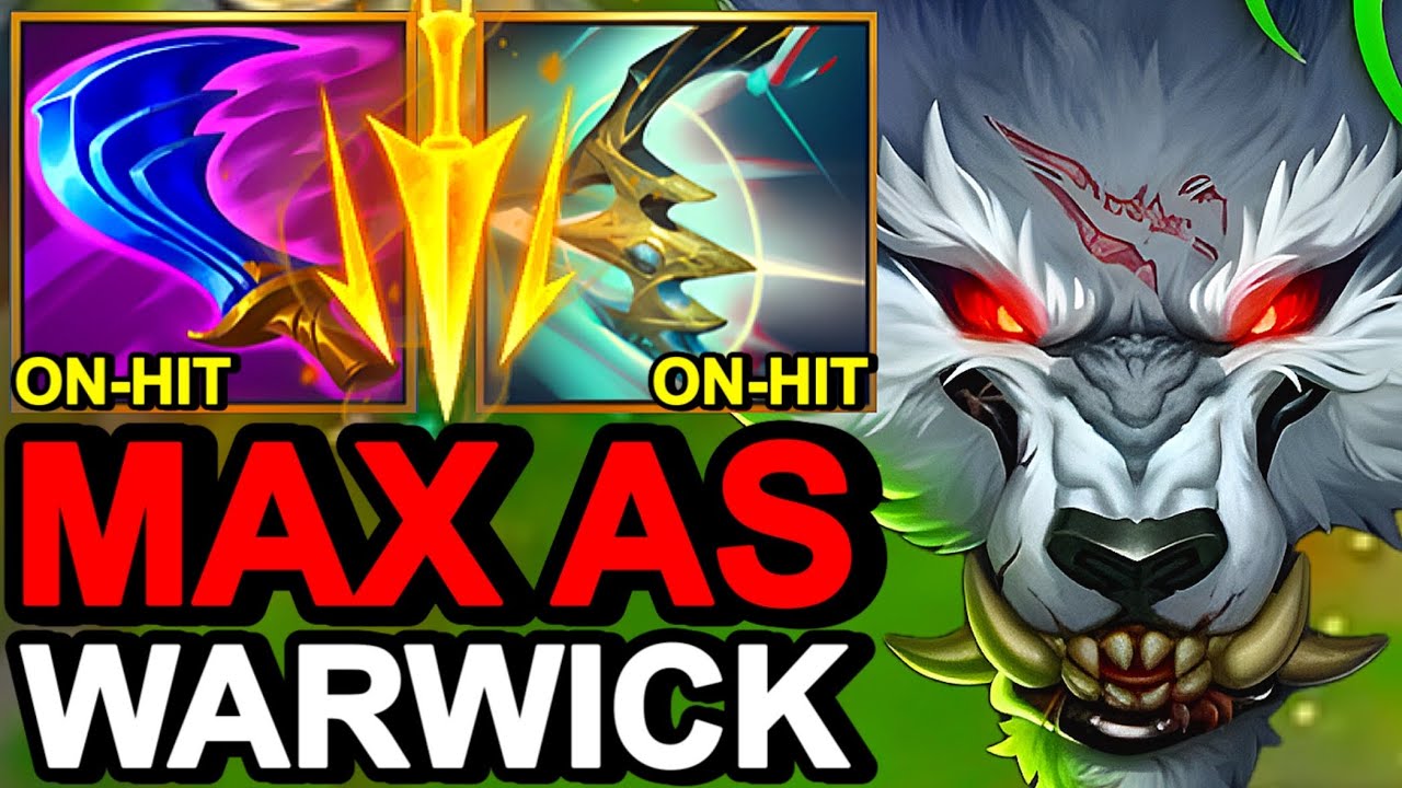 Wild Rift China Warwick Jungle - NEW Lethal Tempo Warwick Build Runes ...