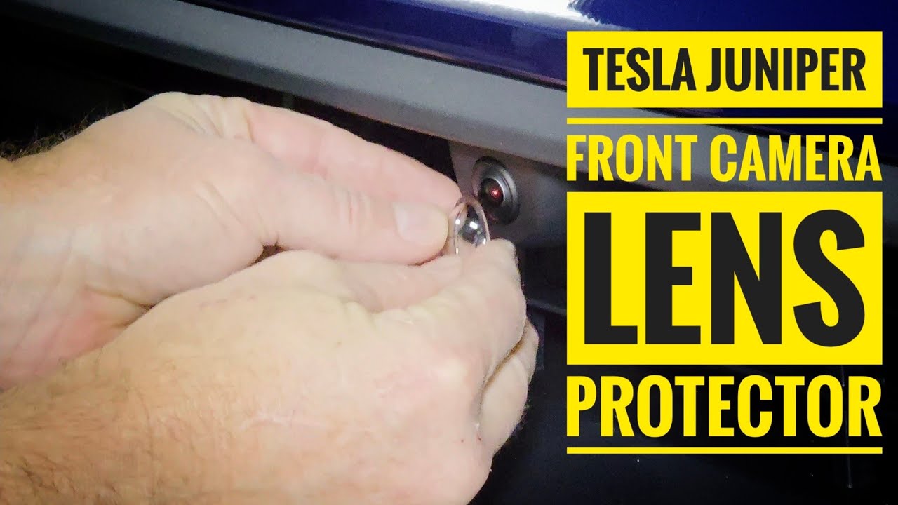 Tesla Model Y Juniper Performance- Front Camera Lens Protection - YouTube