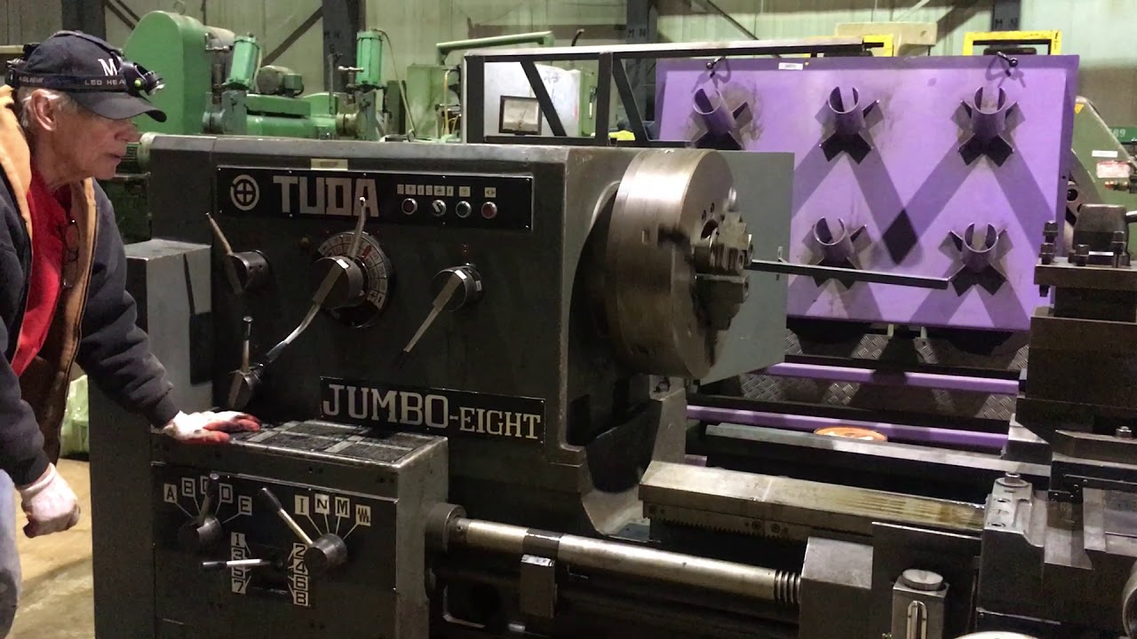 Tuda - Engine Lathe | 34"/48" x 84" Stock #6563P - YouTube