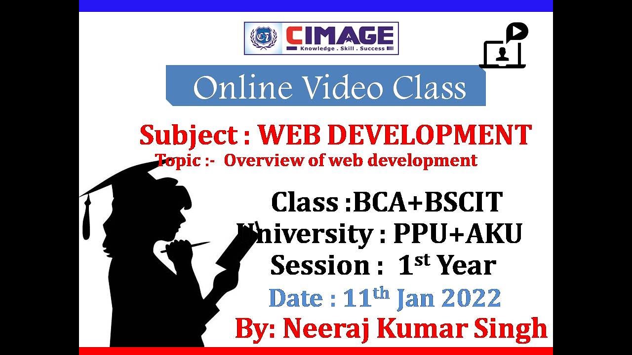 WEB DEVELOPMENT (Overview of web development)For BCA AKU 1st+BCA 1st PPU+BSCIT 1st,11-1-22 - YouTube