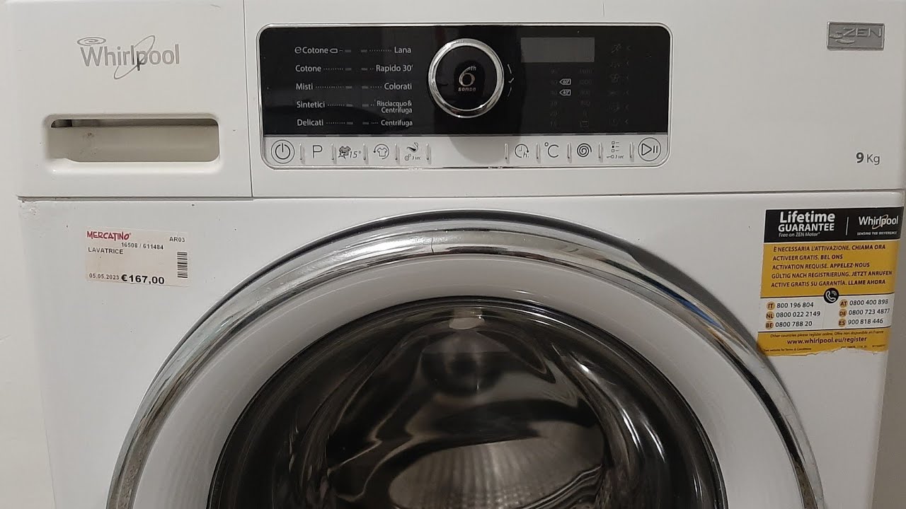 How to use Whilrpool ZEN 6th Sense 9kg Automatic Washing Machine Latest ...