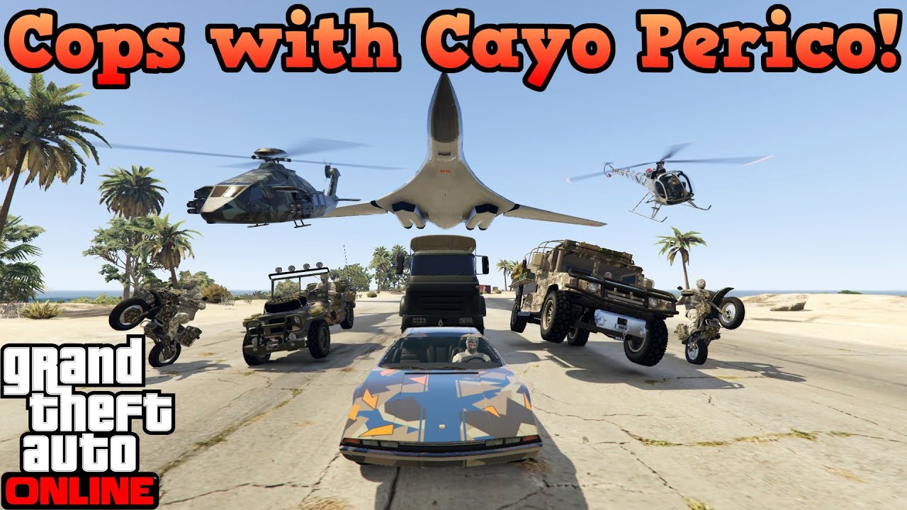 If cops used Cayo Perico vehicles! - GTA Online - YouTube