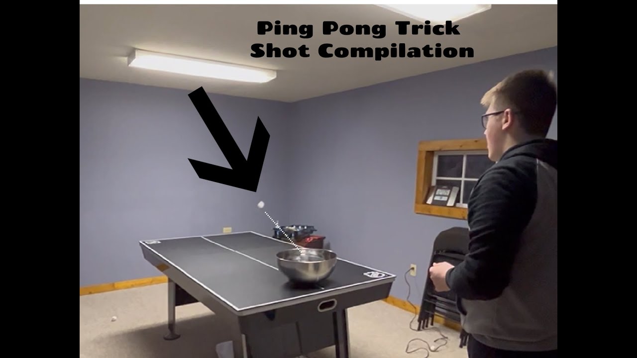 Ping Pong Trick Shot Compliation - YouTube