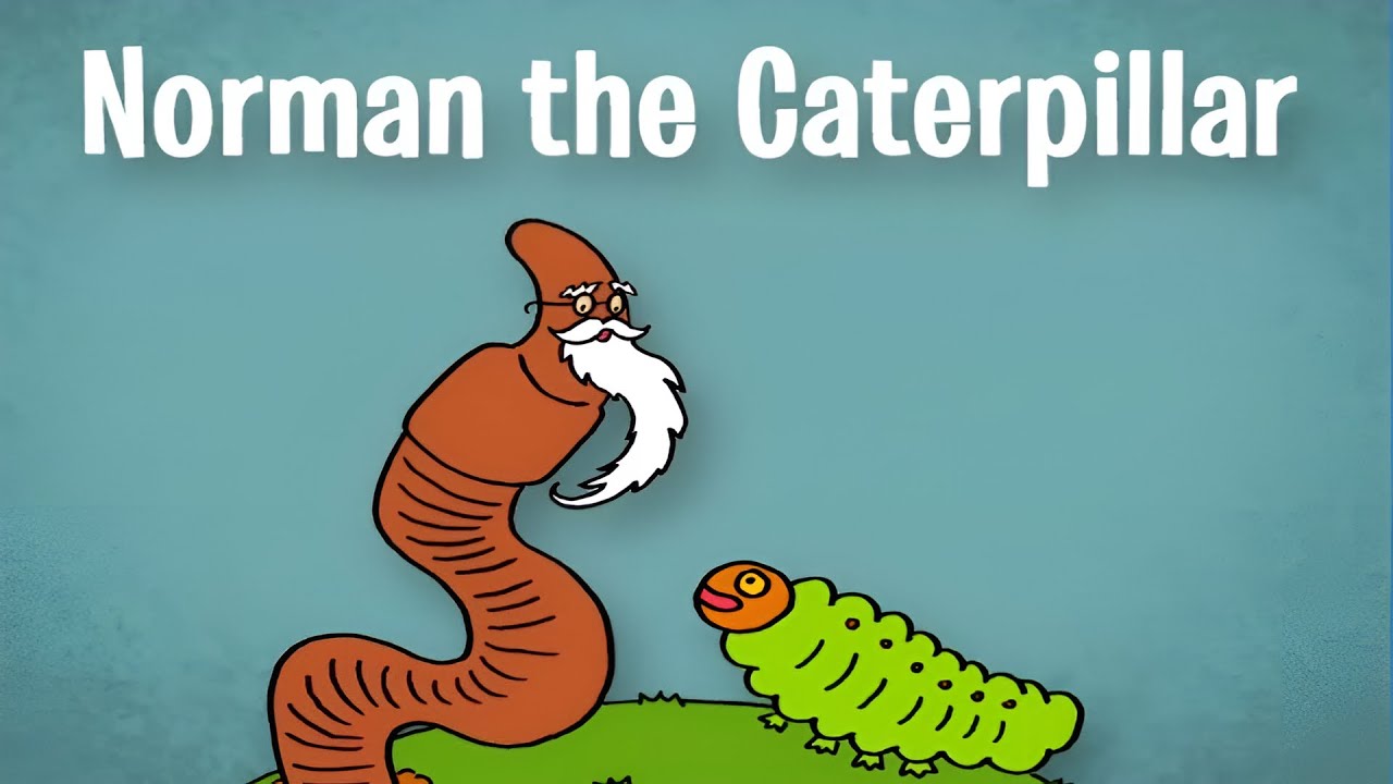 Norman the Caterpillar | kids story book | Learning English Stories # ...