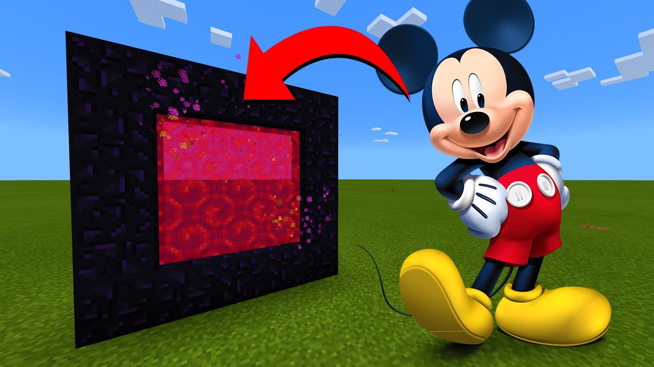 How To Make A Portal To The Disney Junior Dimension in Minecraft! - YouTube